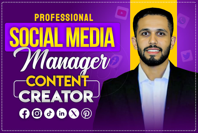 Be your monthly social media manager and content creator by Hamza ...