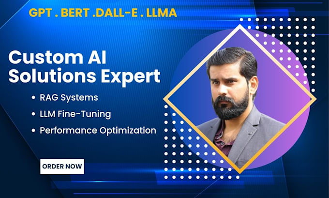 Create custom rag systems and fine tune gpt, bert, and llms by Ranafarazdev | Fiverr
