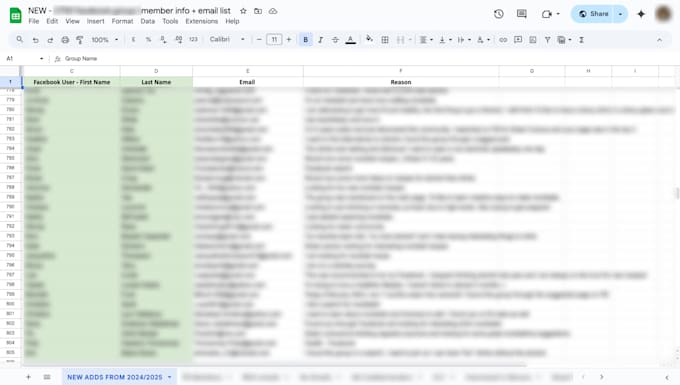 Input data to google sheets, microsoft excel, etc by Taylorshiley | Fiverr
