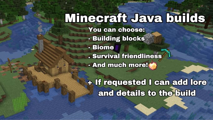 Make a custom minecraft build for you by Portixita | Fiverr