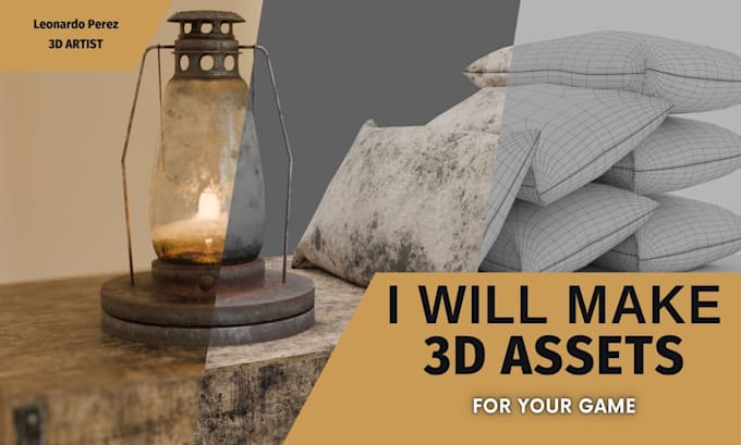 Create 3d game assets and model for your games by Lean1109 | Fiverr