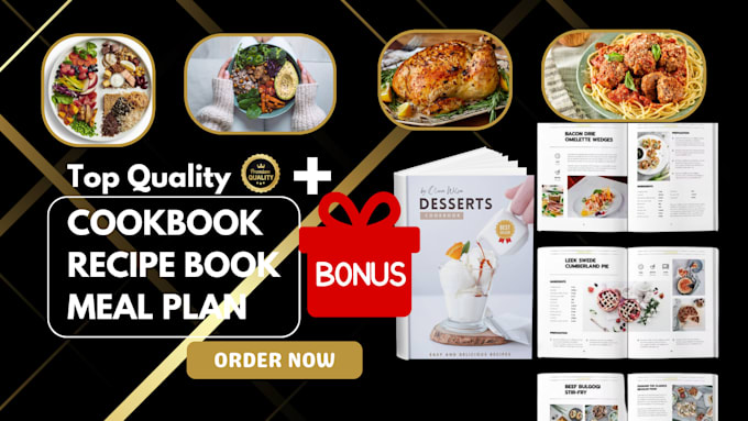 Cookbook writer, design recipe book, cookbook formatting, meal plan design blog by Micheal_cook ...