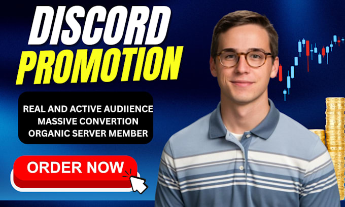 Do organic discord mass dm, discord promotion, server promotion by ...