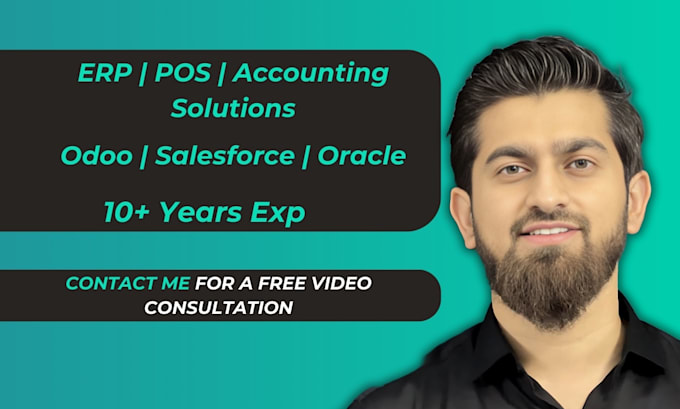 Develop erp pos crm accounting odoo oracle salesforce software development by Zeeshansikander ...