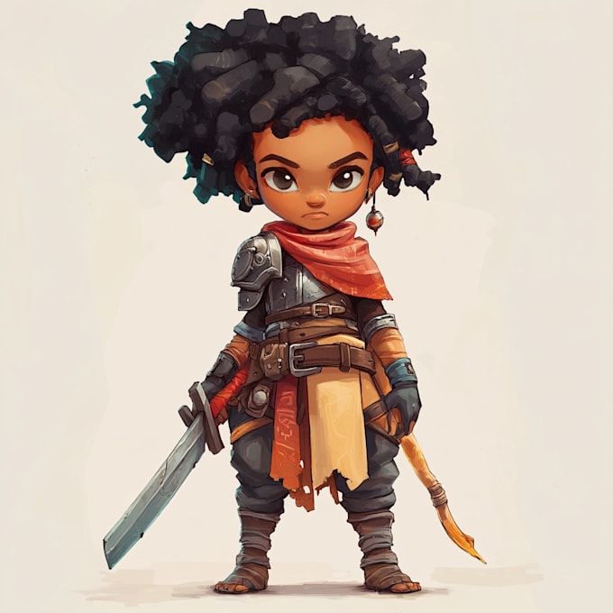 Draw 2d game character for dnd art by Dalien_wilson | Fiverr