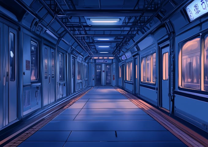 Draw custom background for your anime interior, vtuber by Christoox ...