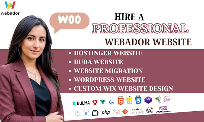 Create a professional webador website for your business by ...