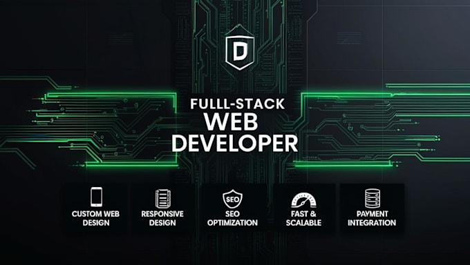 Build or rebuild website as full stack developer and do website design ...