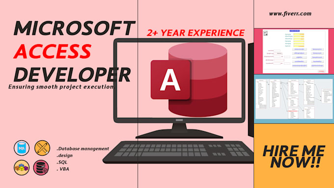 Design and develop microsoft access databases with vba by Measputtivireak | Fiverr