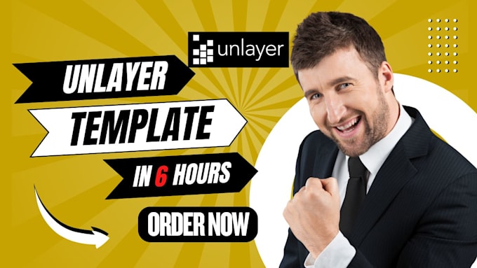 Build unlayer html email newsletter template and landing page design by ...