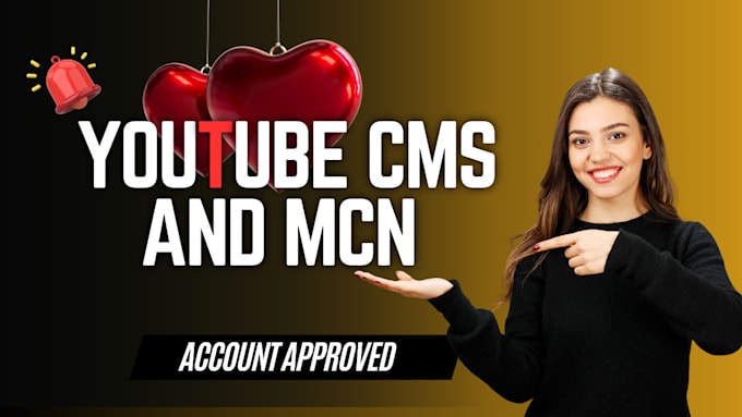 Do youtube cms, mcn, content management, monetization, approval by Johnpaul009358 | Fiverr