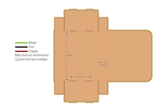 Create packaging box dieline, die cut and cut lines template by Tuhin ...