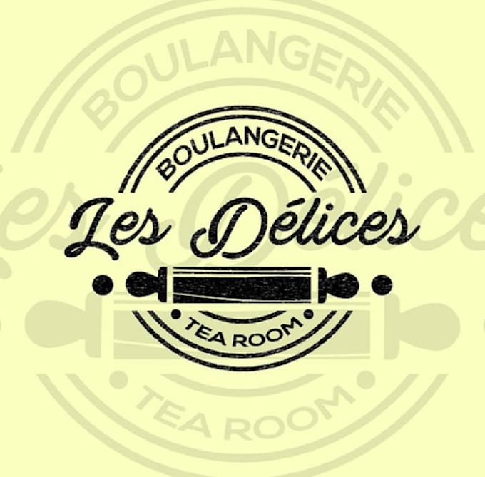 Design super monogram tea room bakery logo by Amelie_goninan | Fiverr