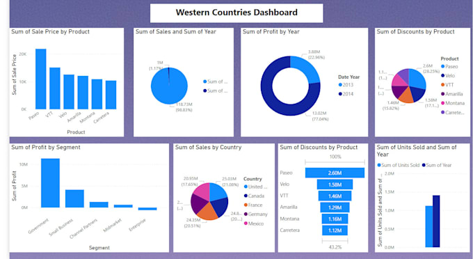 Design and build interactive power bi dashboards by Richa_excel | Fiverr