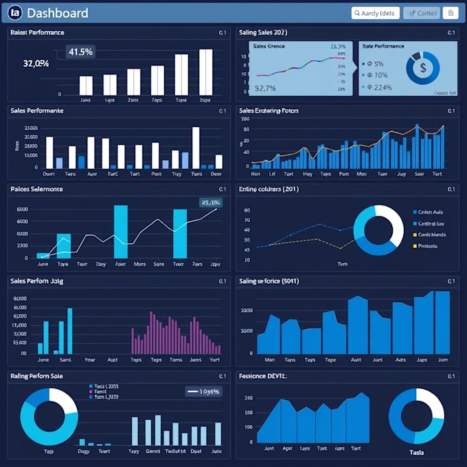 Design professional and insightful data visualizations by Bhrlabs | Fiverr