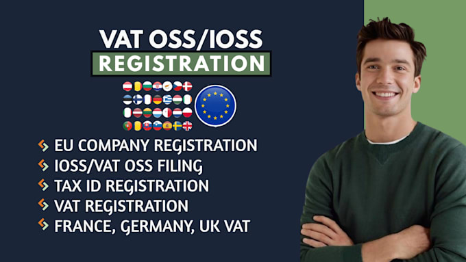 Do company registration in eu estonia germany italy france and uk, vat oss ioss by Woods_c50 ...