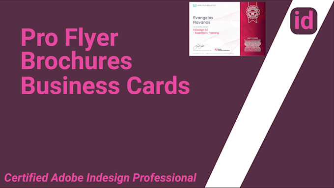 Design professional flyers, brochures, and business cards with adobe ...