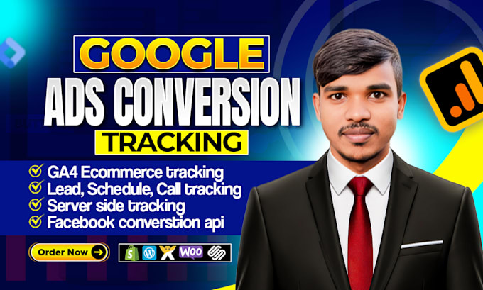 Google ads conversion goal tracking, ga4 ecommerce, funnel, server side tracking by Alauddin_adz ...