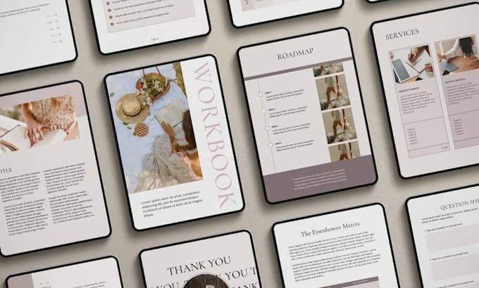 Design canva workbook canva template worksheet canva ebook etsy digita ...