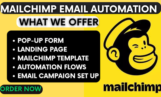 Set up mailchimp automation newsletter campaign landing page autoresponder by Digitalfola6 | Fiverr