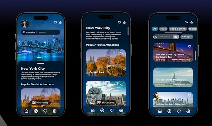 Develop city tour app, tourism app, city guide app, travel planning app ...
