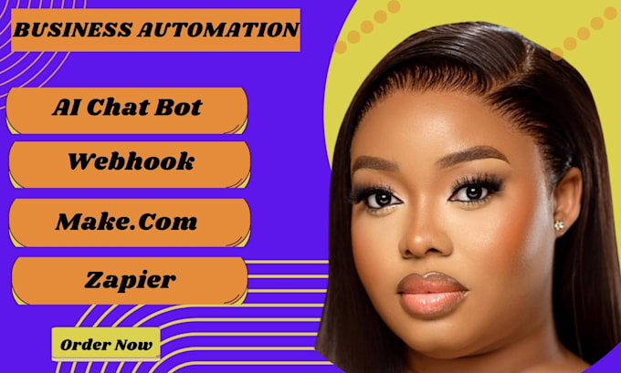 Automate your business workflows using n8n, make, zapier, ai and n8n chatbot by Khloe_hellen ...
