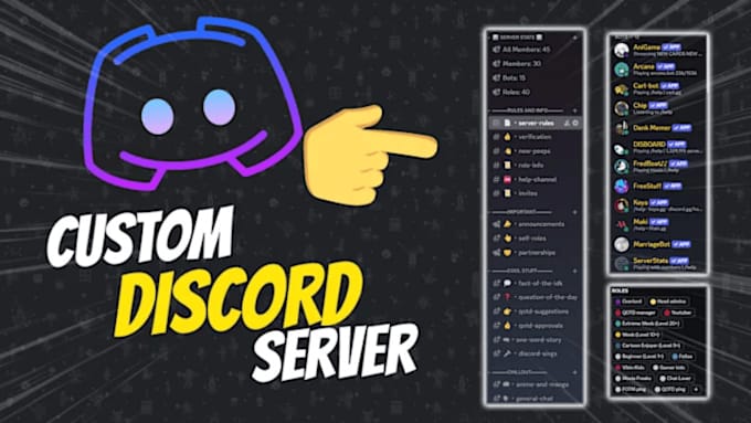 Make awesome discord servers by Rushi_builds | Fiverr