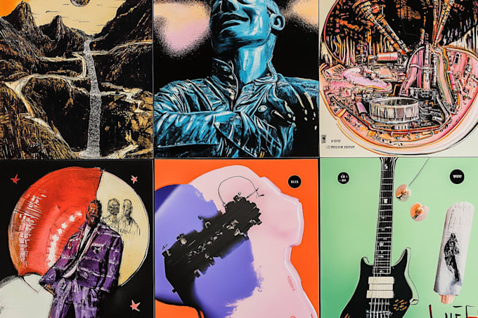 Draw detailed album cover, ep, and album art for your band by ...
