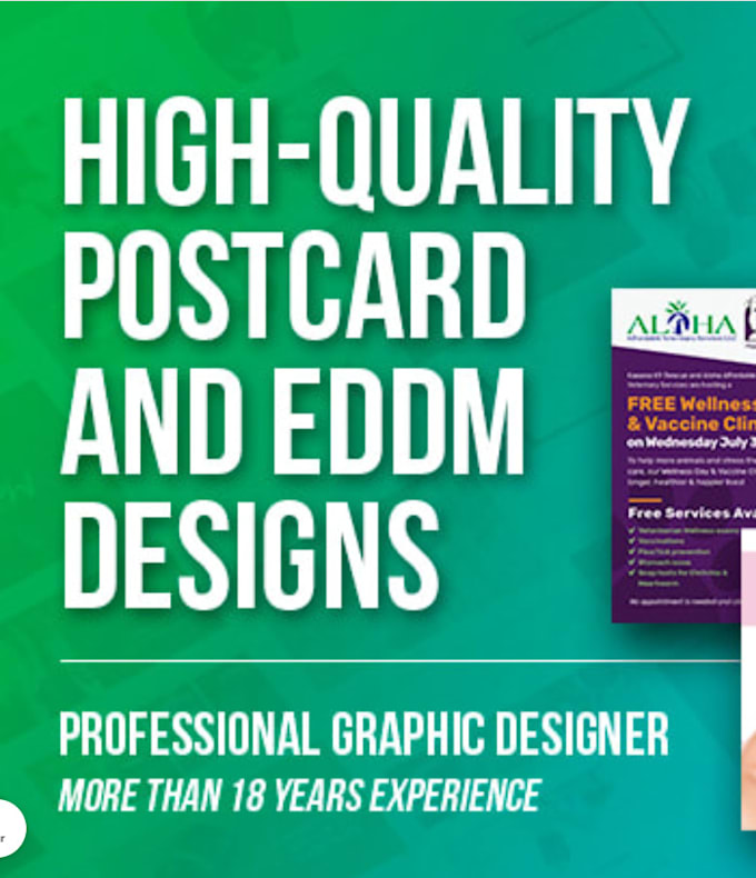 Design a promotional postcard or direct mail eddm by Clara_luis105 | Fiverr