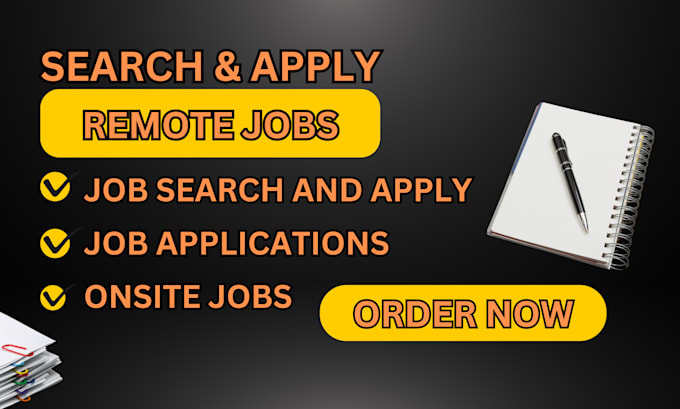 Search and apply jobs, remote jobs, job application, onsite by Hifzafatima1 | Fiverr