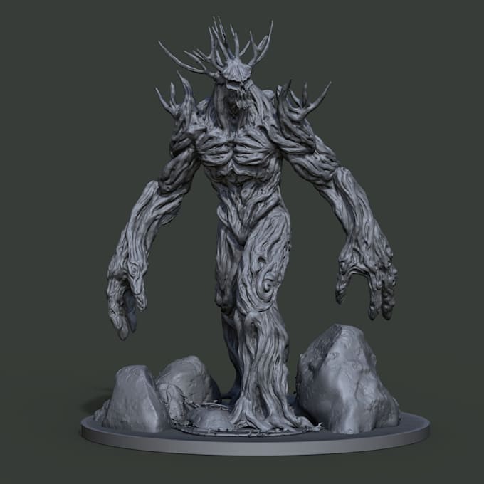 Produce 3d museum artwork,non human model,3d statue,detailed sculpture ...