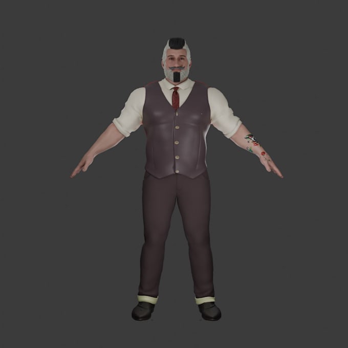 Custom rigging and animated 3d models for vrchat game, printing and ...