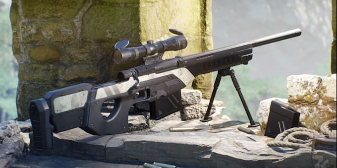 Ready 3d game art, 3d game asset, weapons, gun model, accessories ...