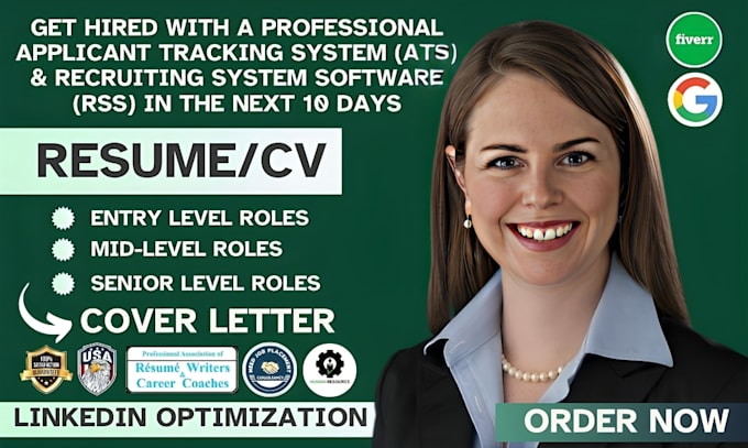 Write ats usajobs uk resume cv for entry level and executive ...