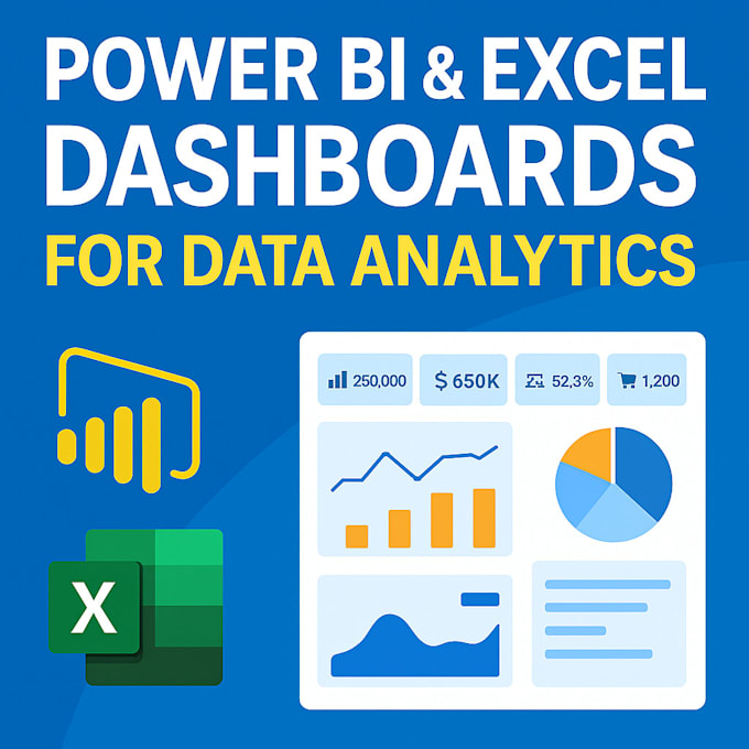 Interactive power bi and excel dashboards for business