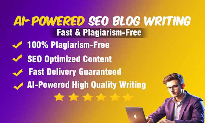 Create seo optimized ai content for affiliate marketing blogs by Atiq296 | Fiverr