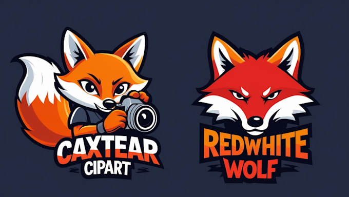 Design an animal esport mascot logo, wolf, tiger, eagle, fox by Margaretfit45 | Fiverr