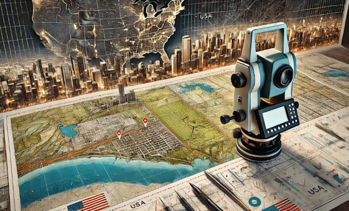 Draw land subdivision plan for land surveyors and raster contours maps ...