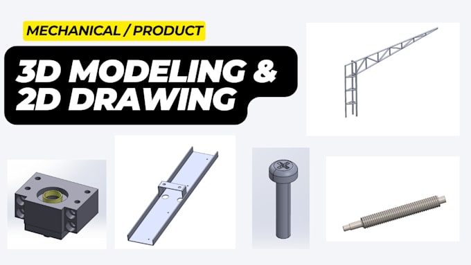 3d modeling and 2d engineering drawing in solidworks by Cad_malibu | Fiverr