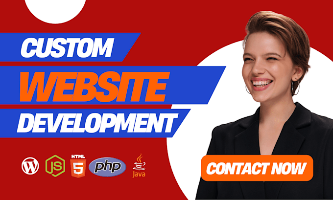 Create custom website development full stack web developer build website design by Technestuk ...