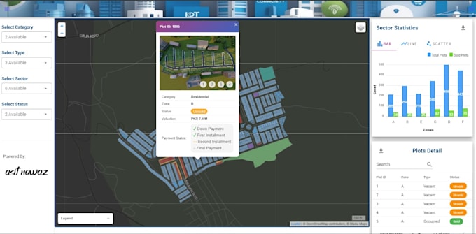 Create professional 2d and 3d web gis interactive maps using mapbox and leaflet by Anwar_khan ...