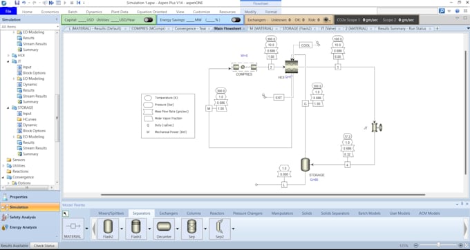 Assist in chemical simulation projects in aspen plus, aspen hysys ...