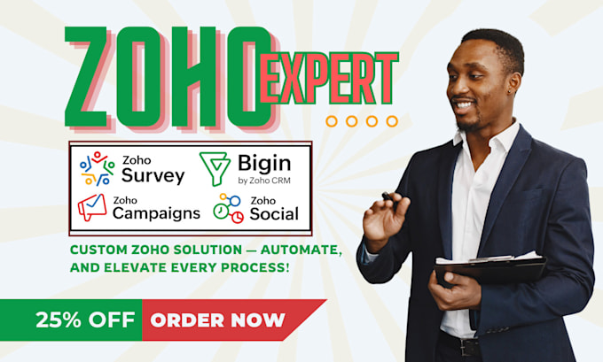 Setup zoho thrive zoho social zoho sign zoho survey zoho bigin zoho crm campaign by Zohocrmwiz ...
