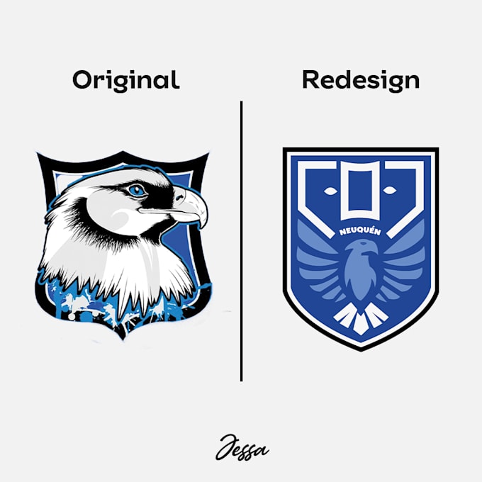 A redesign for your sport team logo by Jessafootball | Fiverr