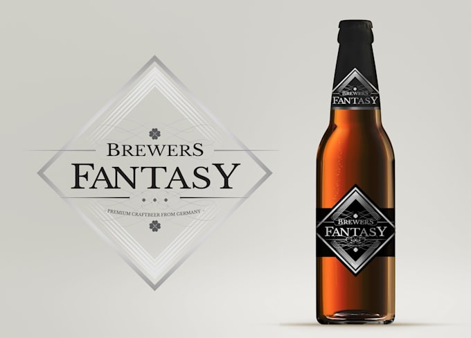Create a custom vintage creative beer brand logo design by ...
