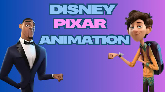Create 3d cartoon animation video disney character and 3d pixar ...