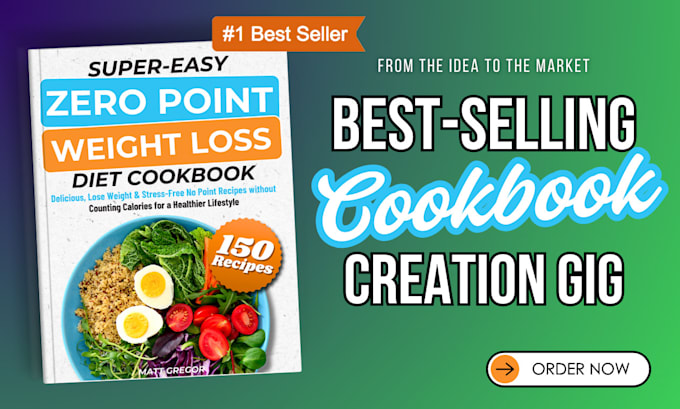 Write and design the perfect cookbook for amazon kdp by Carlo_be | Fiverr