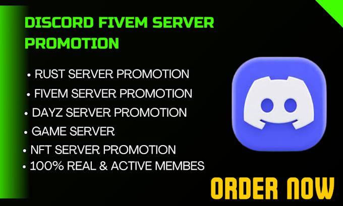Promote discord server discord mass dm fivem promo rust server game ...