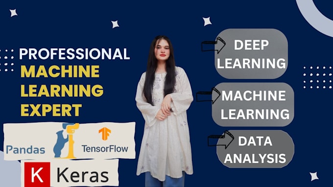 Machine learning, data science and deep learning projects for you by Ayeshasaman291 | Fiverr
