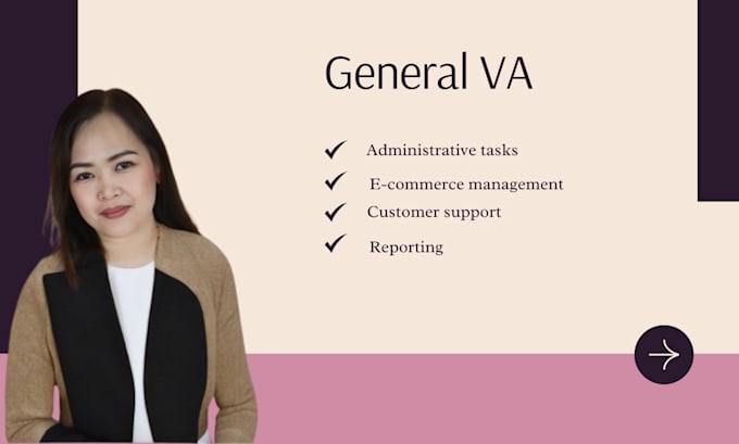 Be your general virtual assistant for your business by Hilda0529 | Fiverr